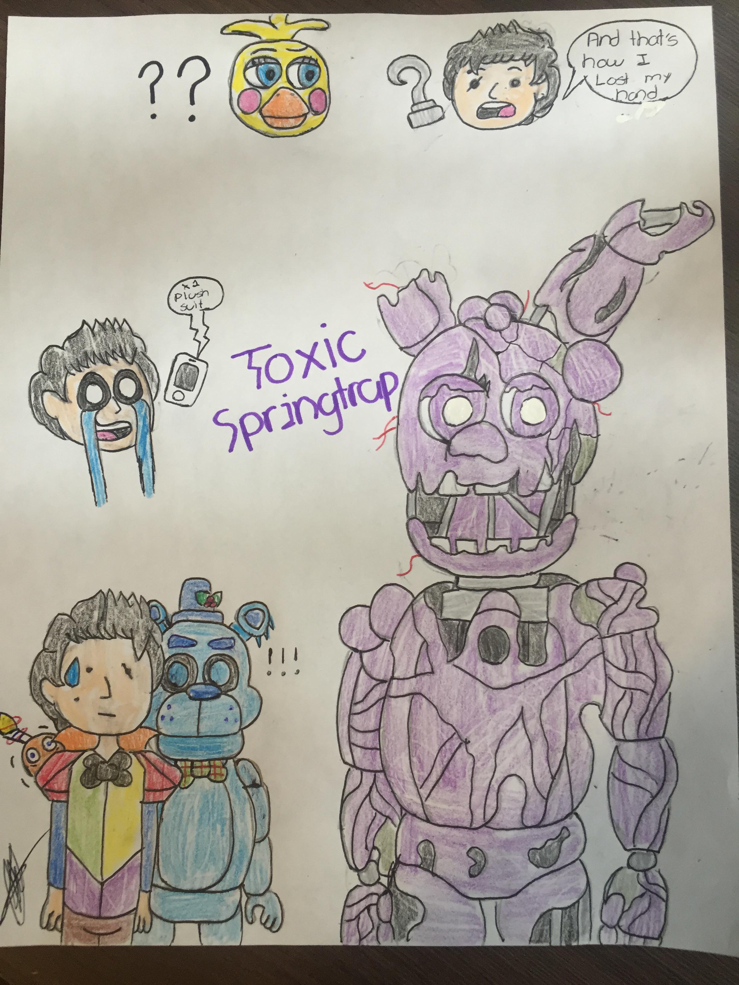 Toxic Springtrap Drawing | Scrolller