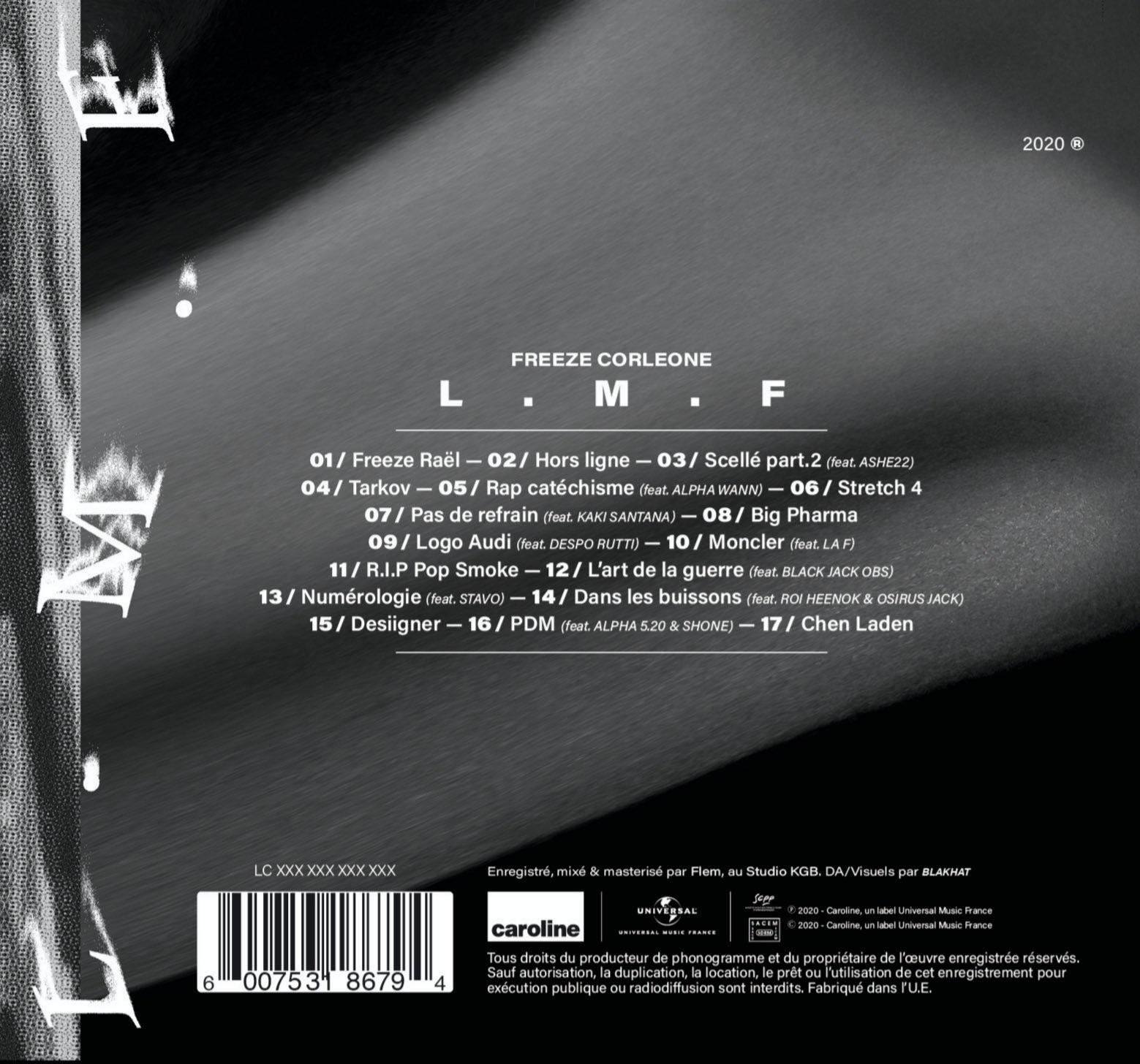 Tracklist officielle | Scrolller