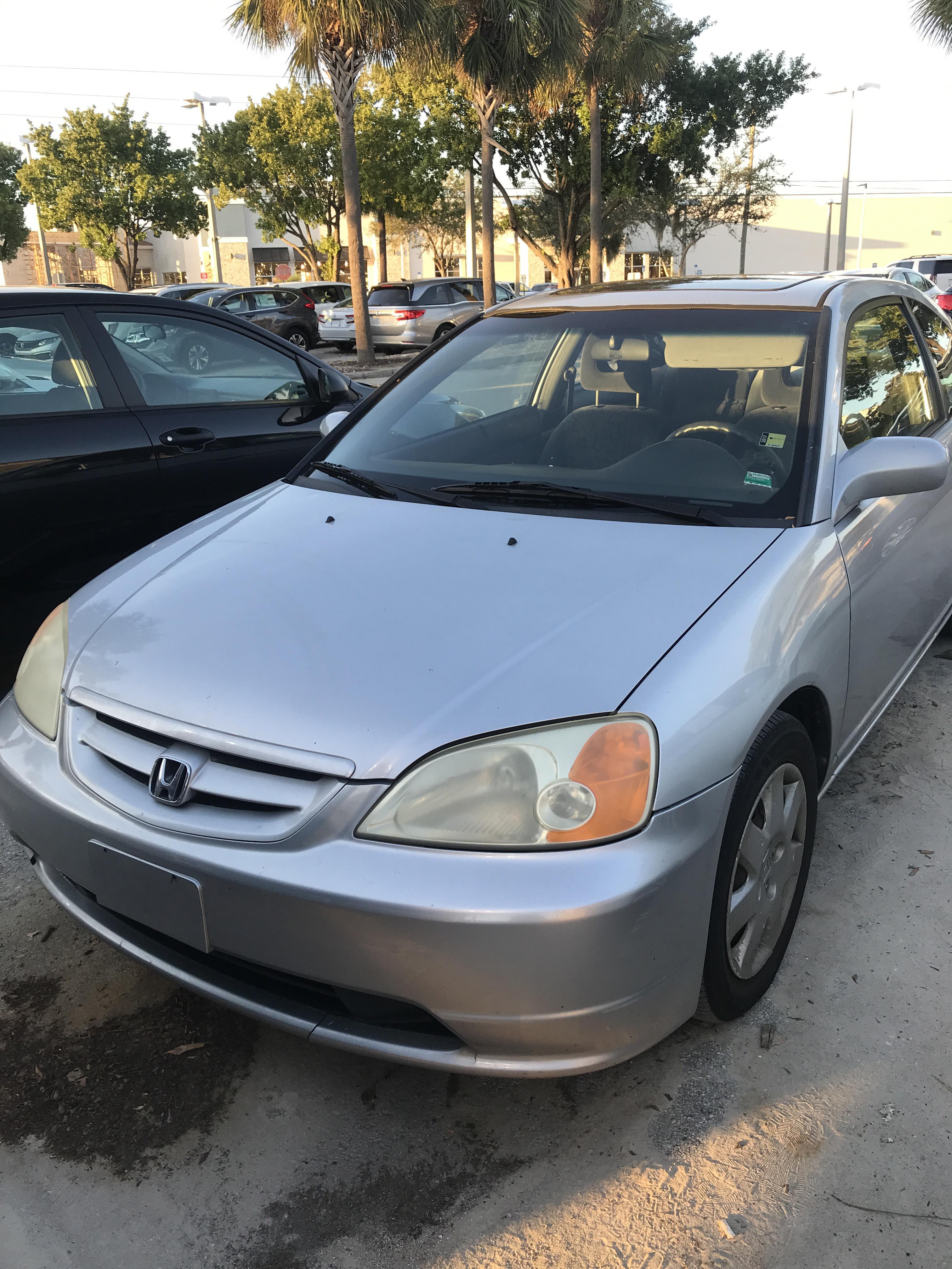 Traded in my first ever Civic (02 EX Coupe) on Friday for a 2016 LX Sedan. Farewell old girl ...
