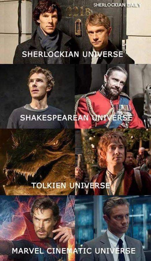 sherlock and john in parallel universes | Scrolller