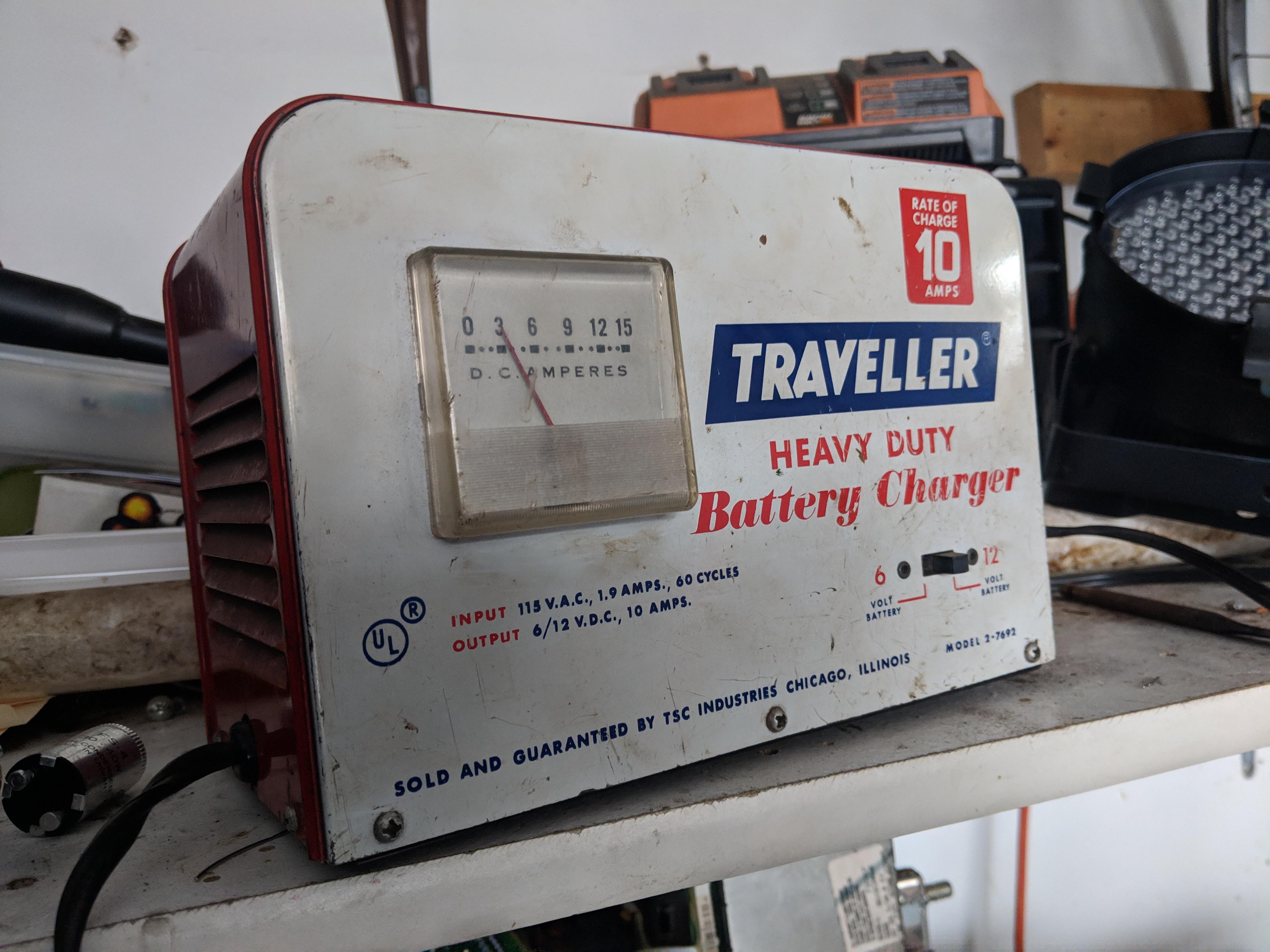 "Traveller" Battery charger. 50 years of service | Scrolller