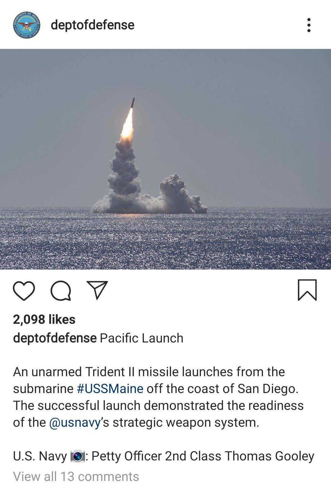 Trident launch | Scrolller