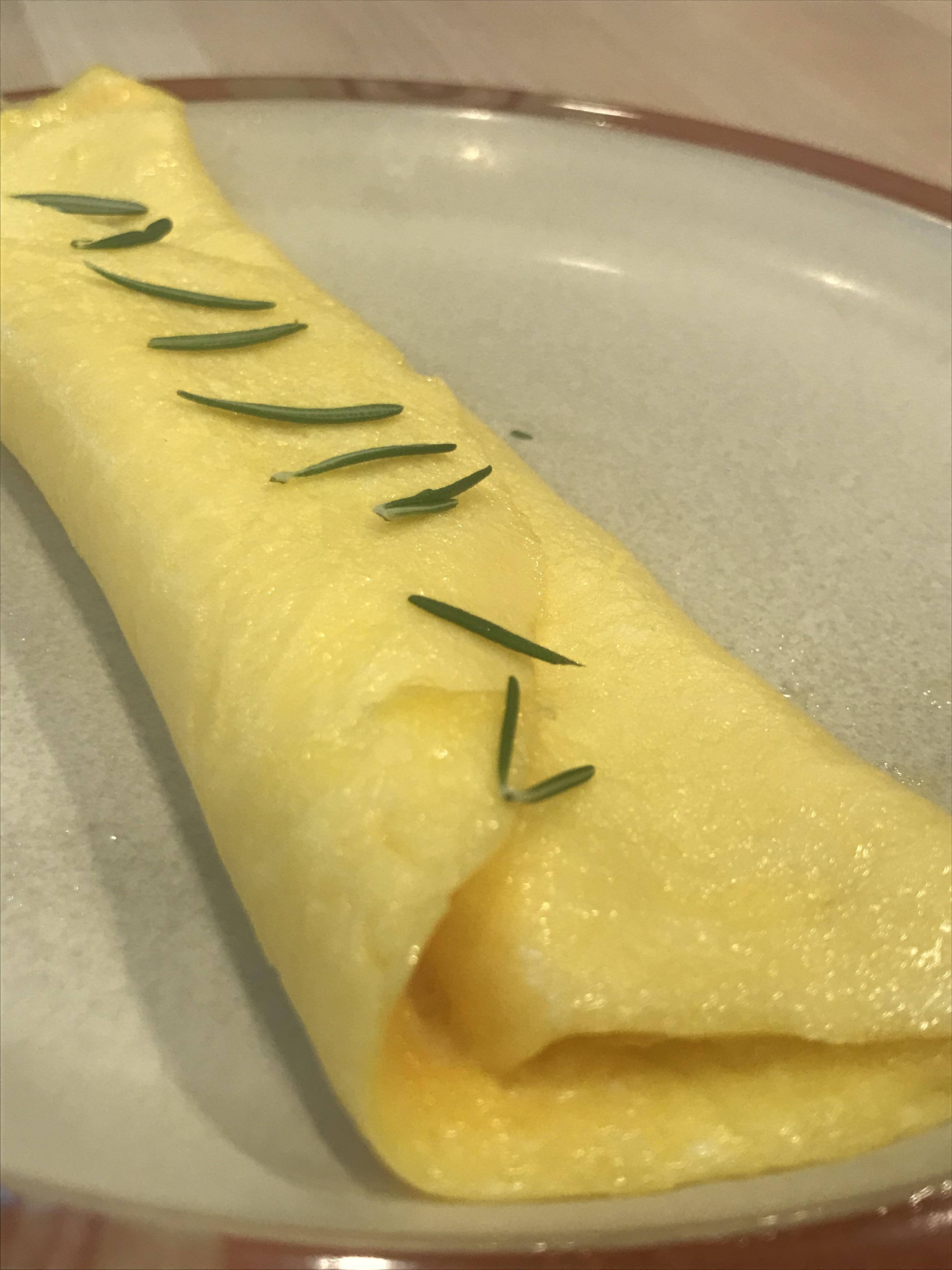tried making a french omelette, turned out well. | Scrolller