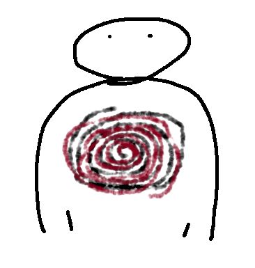 Tried to draw how i feel. | Scrolller