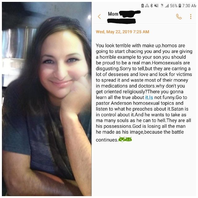 Triggering my homophobic mother | Scrolller