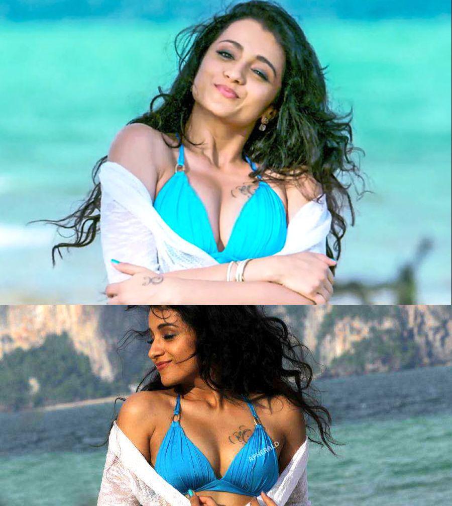 Trisha Krishnan showing off her @@~ on the smaller side but well rounded | Scrolller