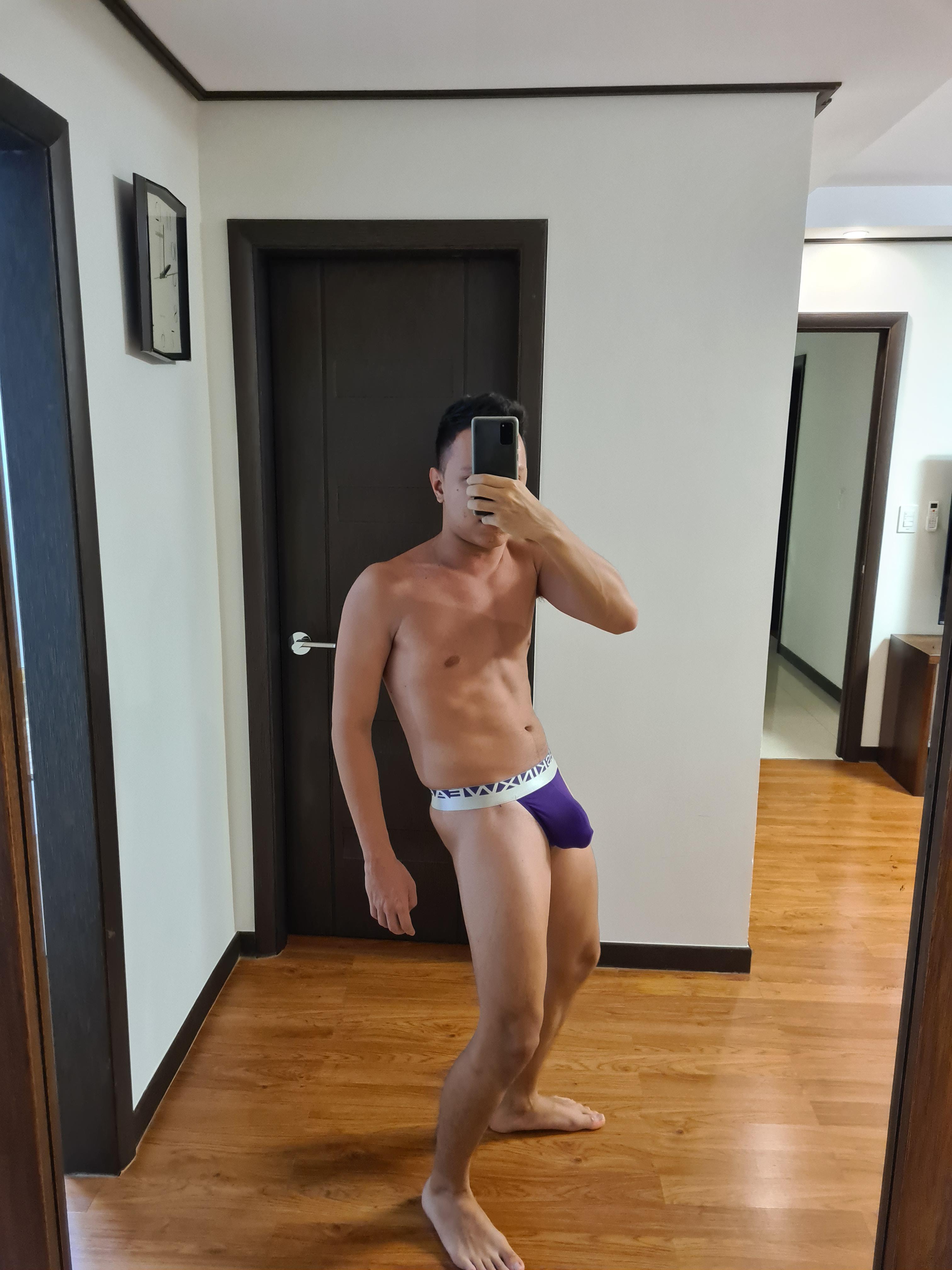 Trying on a g-string | Scrolller