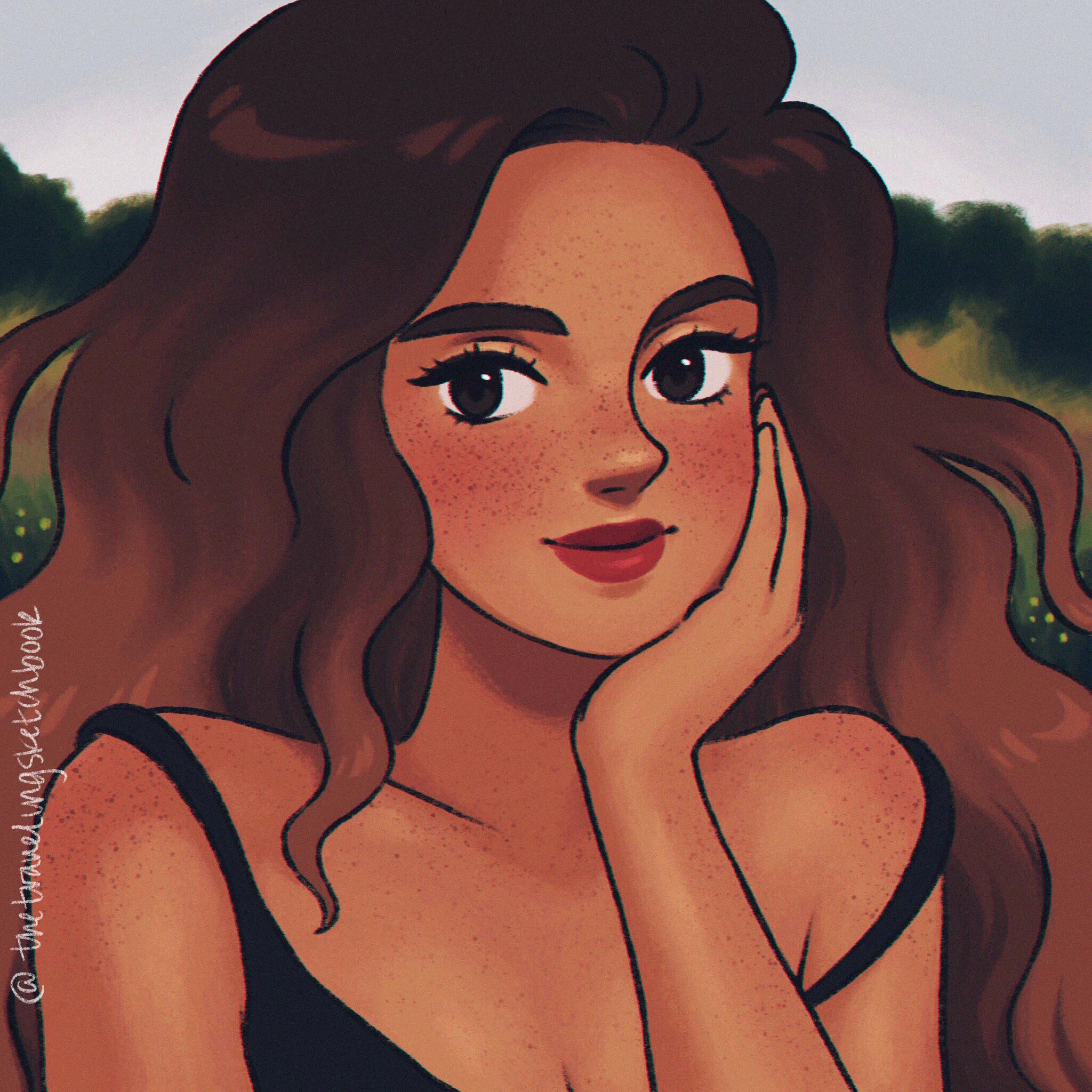 Trying out different brushes and coloring styles 👍🏻 | Scrolller