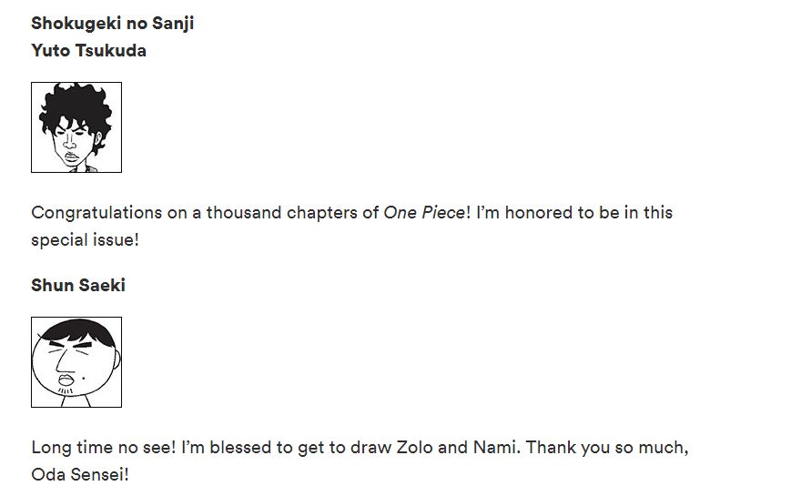 Tsukada and Saeki's author comment from Weekly Shonen Jump 2021 Issue #5/6 | Scrolller