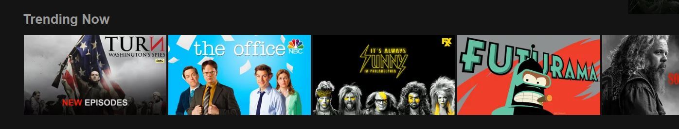 TURN is trending on the top of Netflix right now! | Scrolller