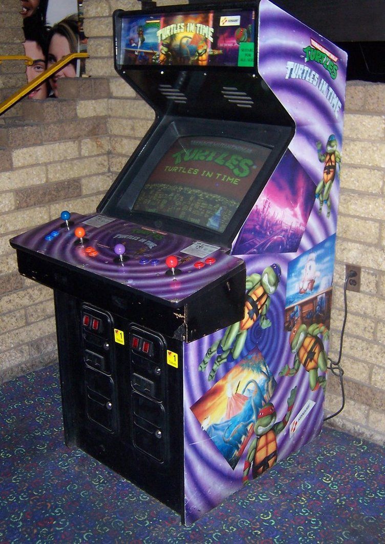 Turtles in Time Arcade Machine | Scrolller