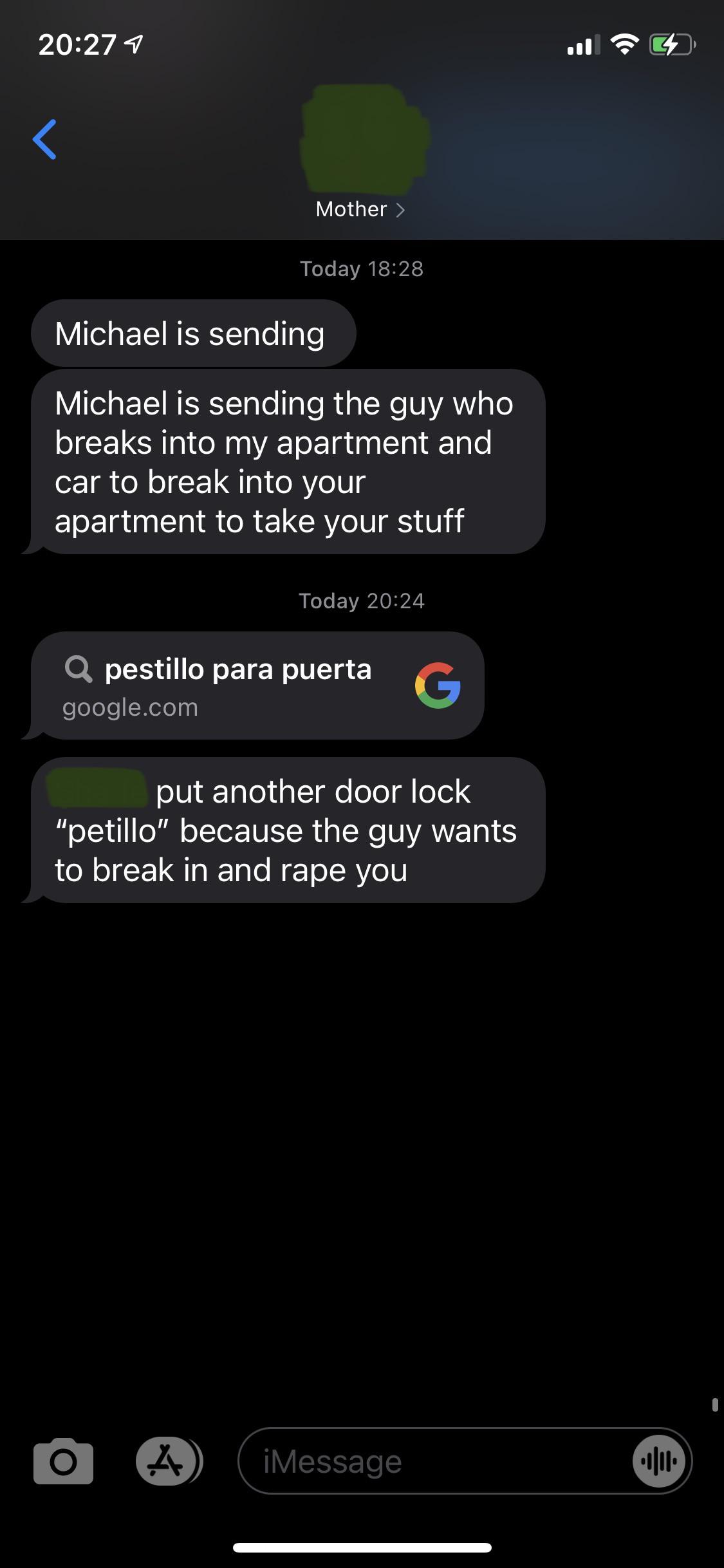 TW: Assault. And yes, she’s talking about Archangel Michael. | Scrolller