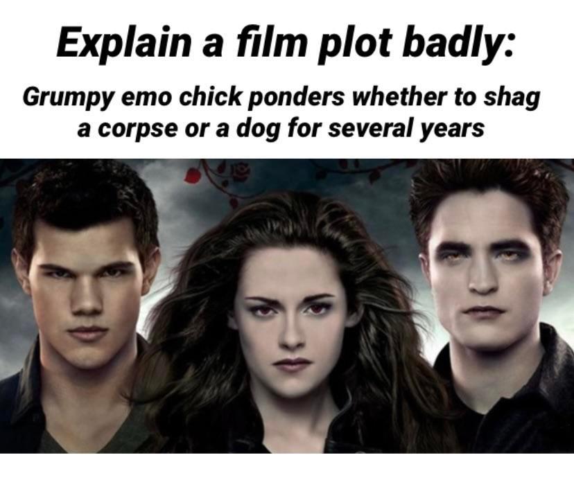 Twilight was on crack | Scrolller