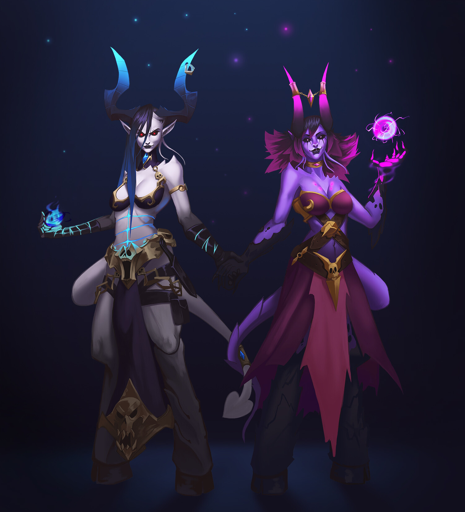 Twin Half Demons by Yuka Yaku | Scrolller