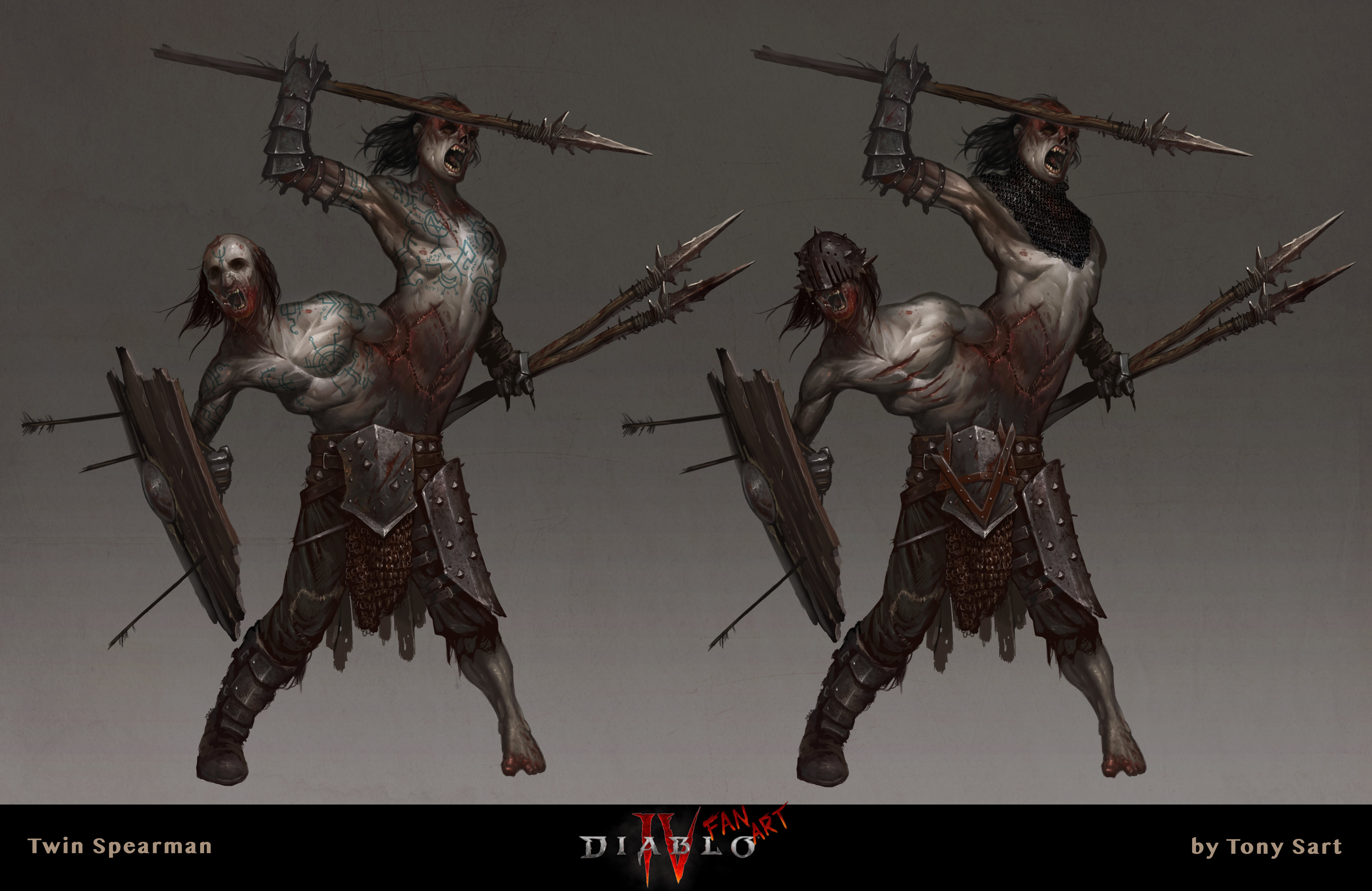 Twin Spearman by Tony Sart | Scrolller