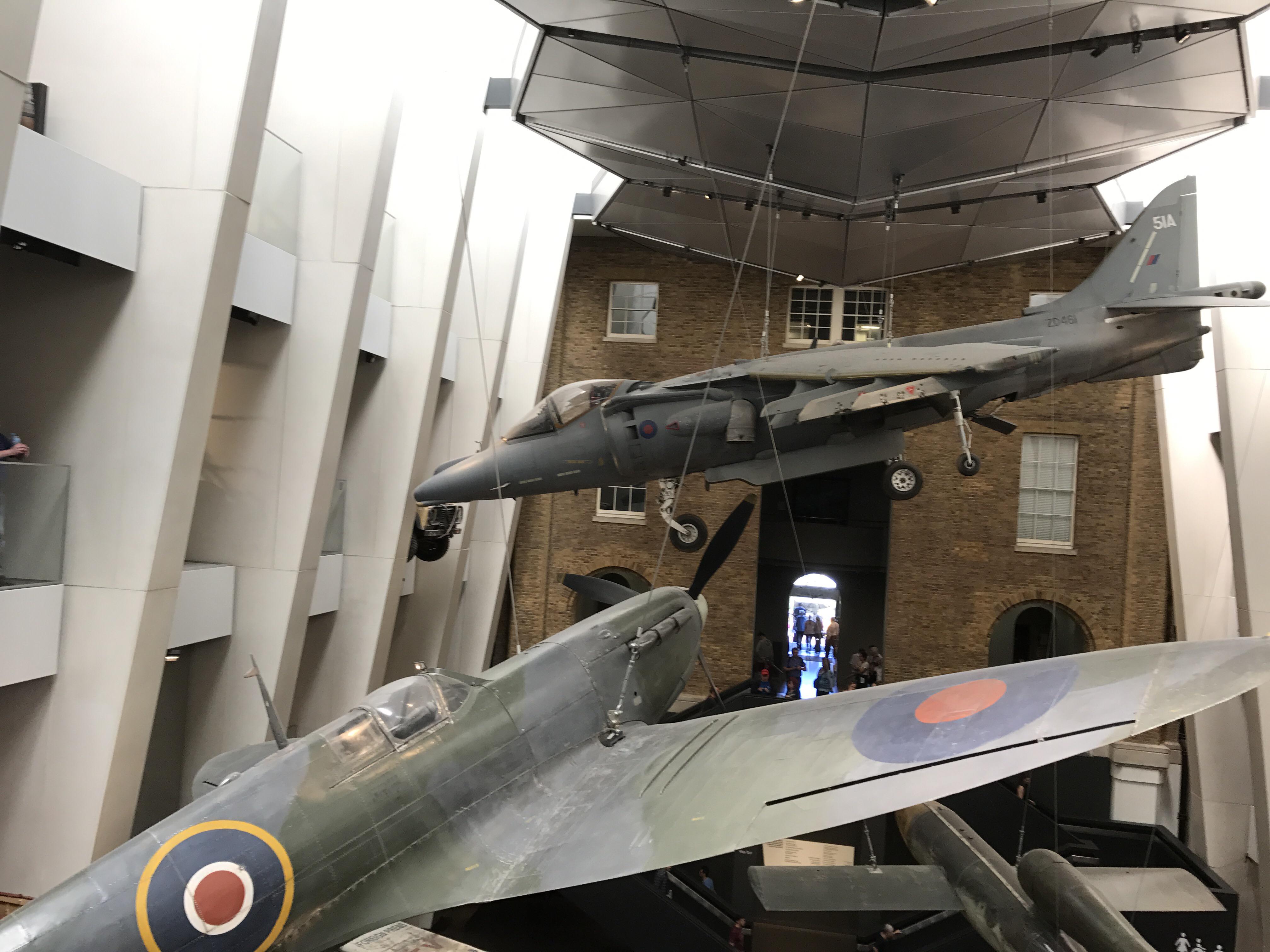 Two generations of fine British fighter planes (IWM) | Scrolller