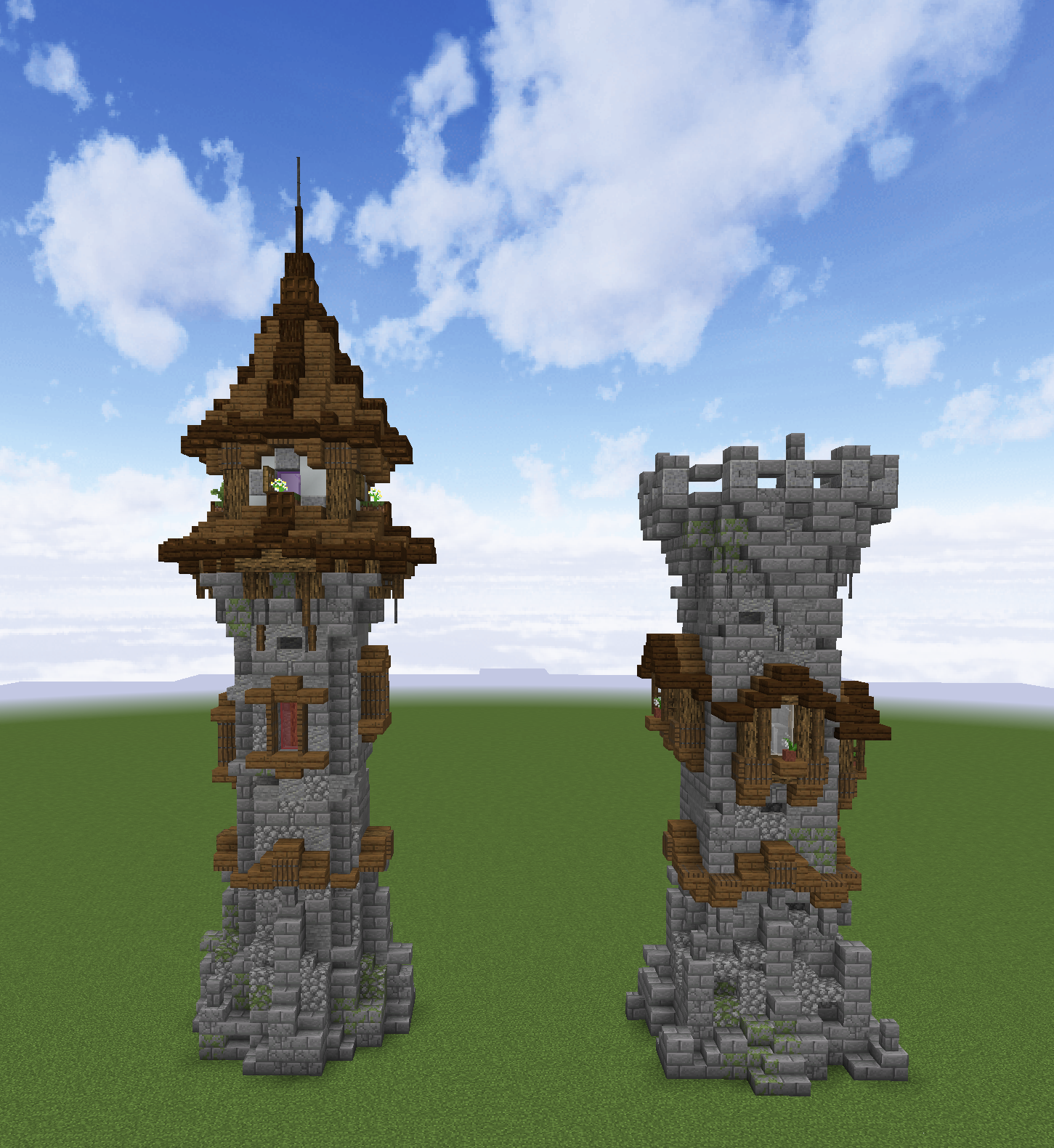 Two Medieval Tower Designs | Scrolller