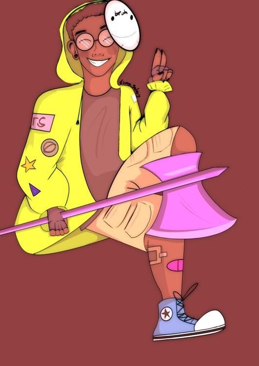 Twomad doesn’t really seem to have much fanart so here’s him with his epic smp skin design ...