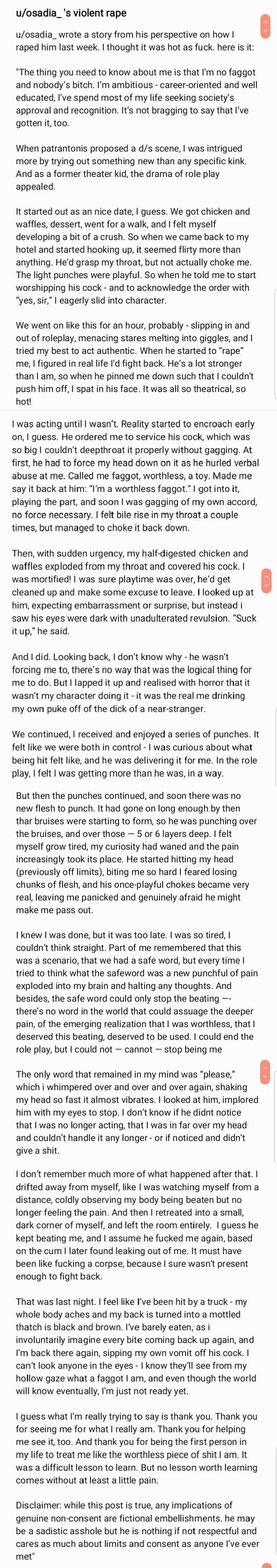 u/osadia_ 's violent rape(his perspective) | Scrolller