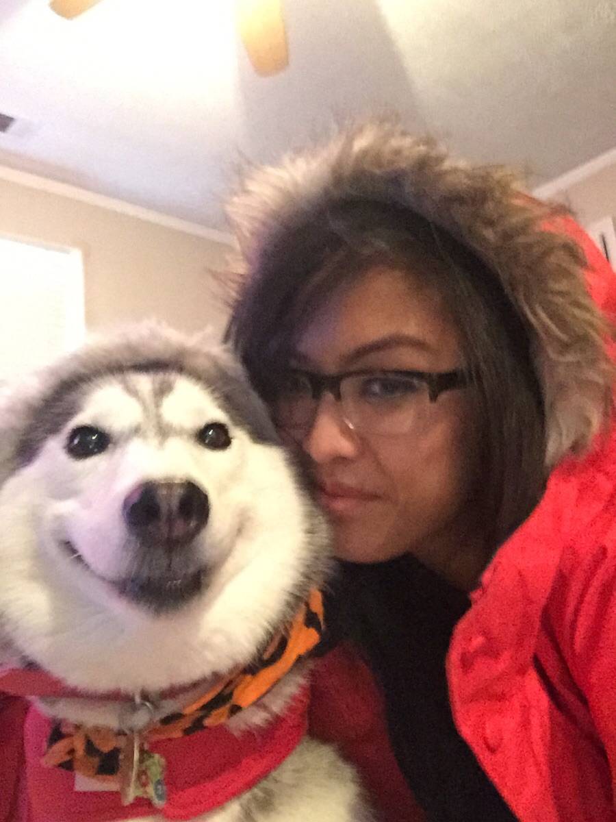 /u/srrycharlie and her husky in matching jackets | Scrolller