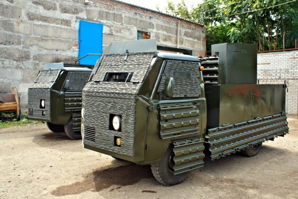 UAZ truck modified for Ukrainian border troops | Scrolller