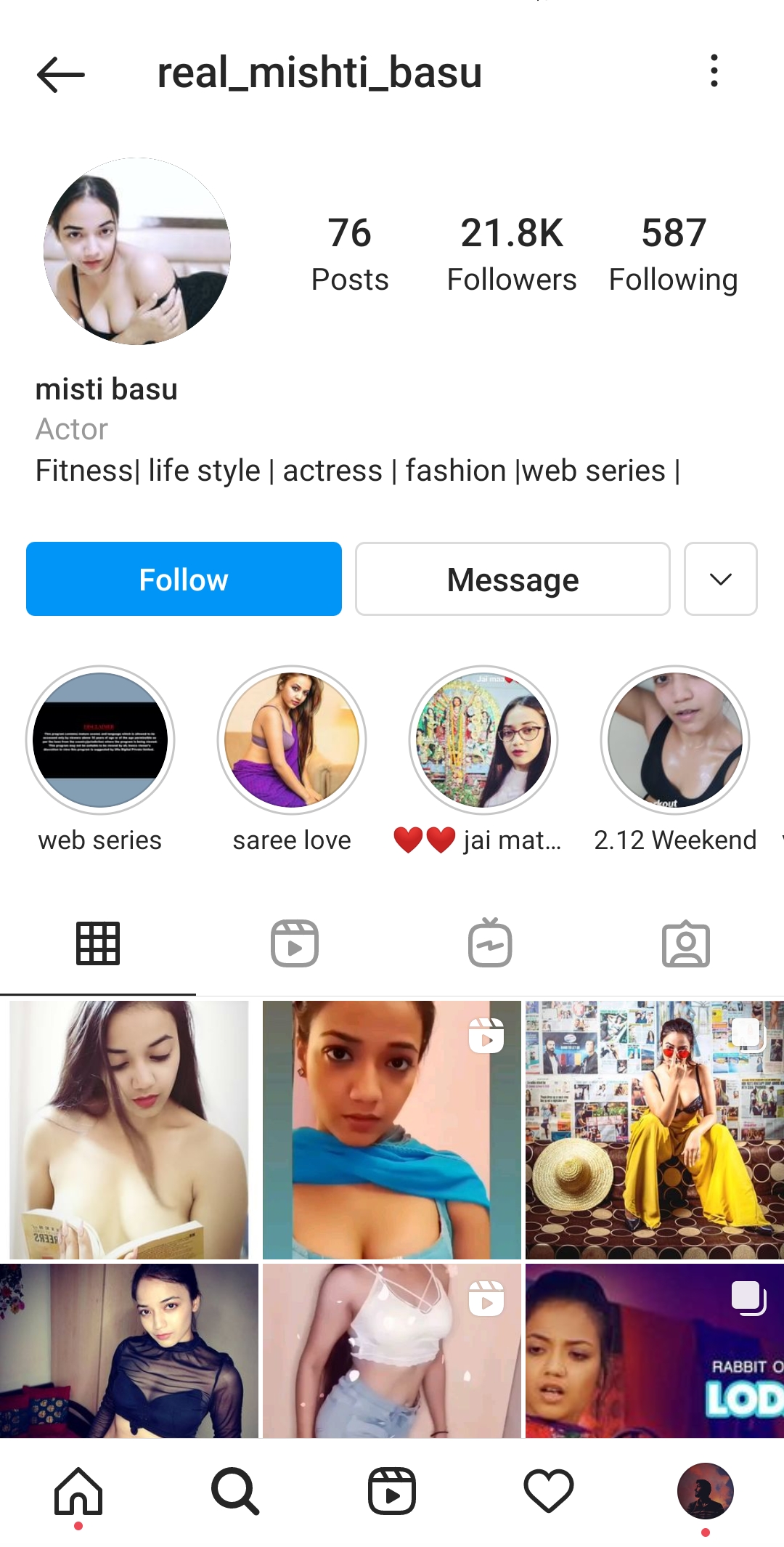 Ullu Actress and Famous Insta Model Misti Basu😍😍 Full Nuude Live Video Leaked💦💦Full Seductive ...