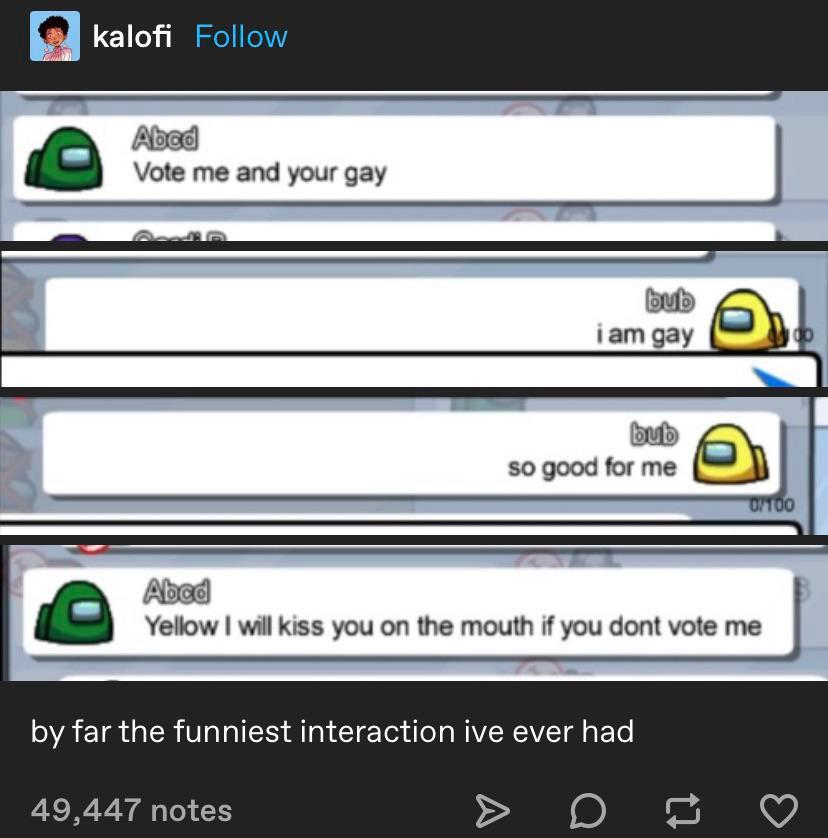 Abcd was the impostor. | Scrolller