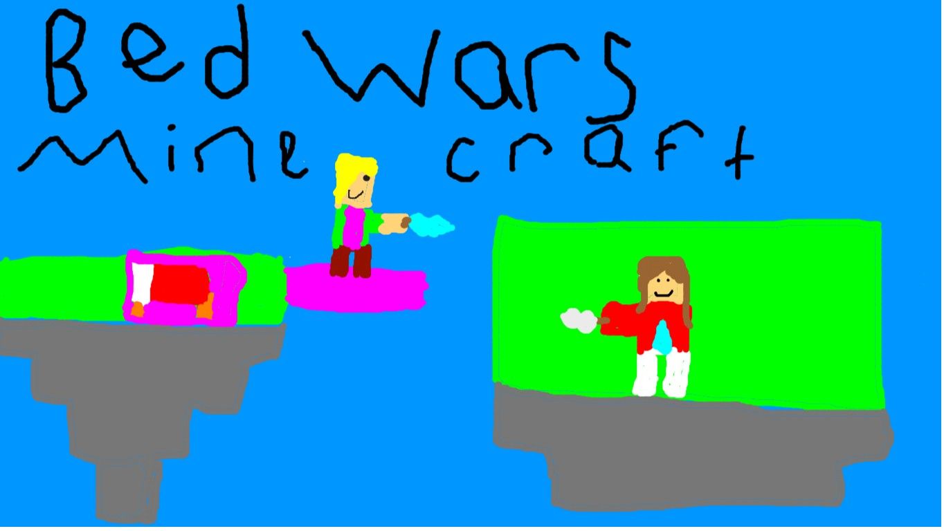 un-ironic bedwars minecraft art | Scrolller
