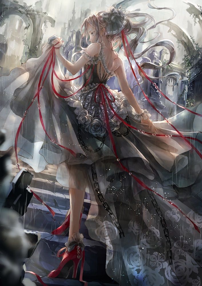 Under rain [Original] | Scrolller