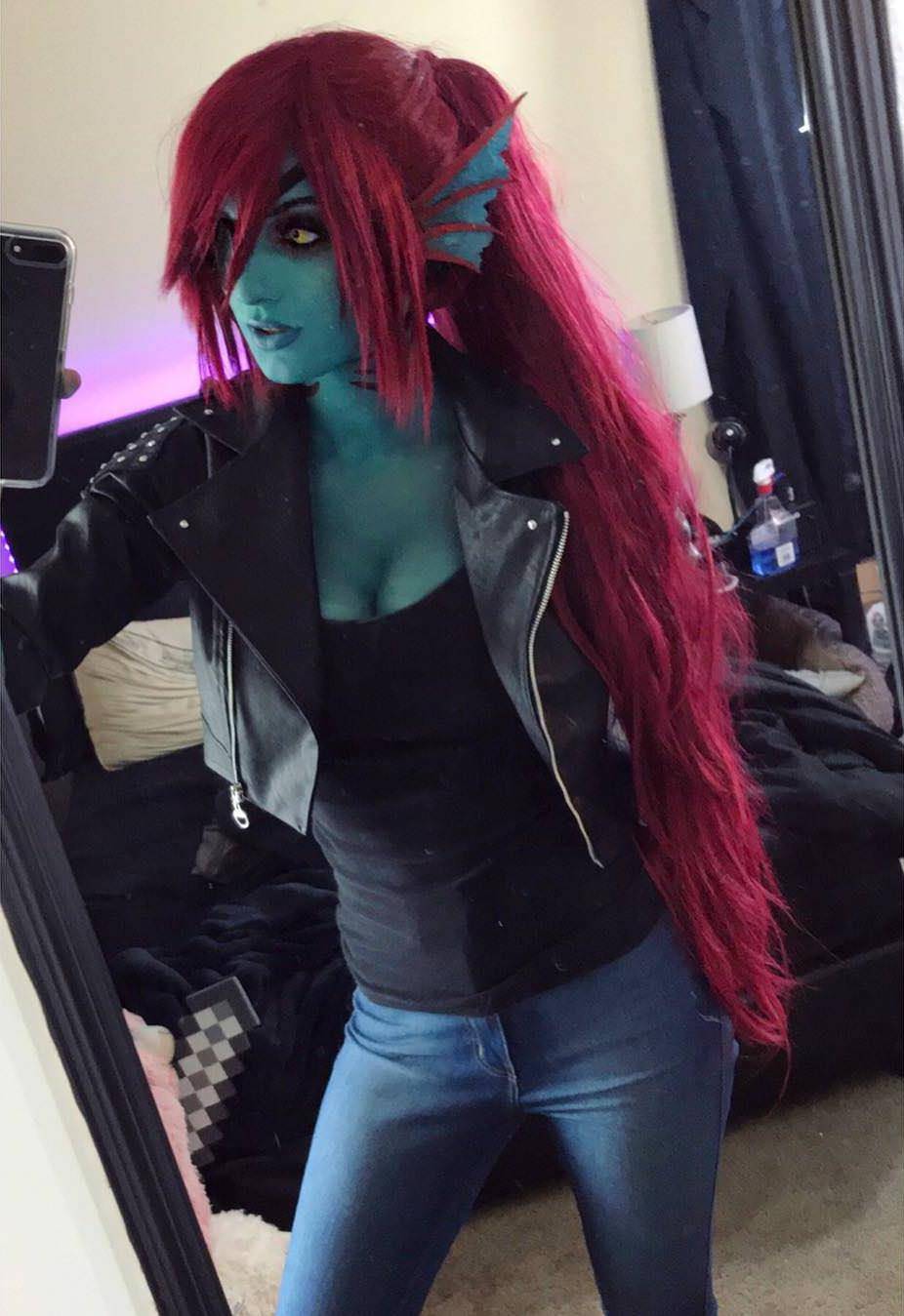 Undyne from Undertale | Scrolller