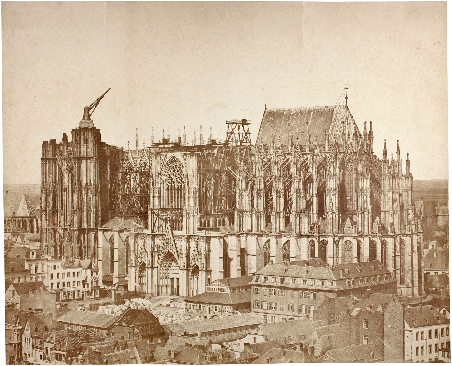 Unfinished Cologne Cathedral | Scrolller