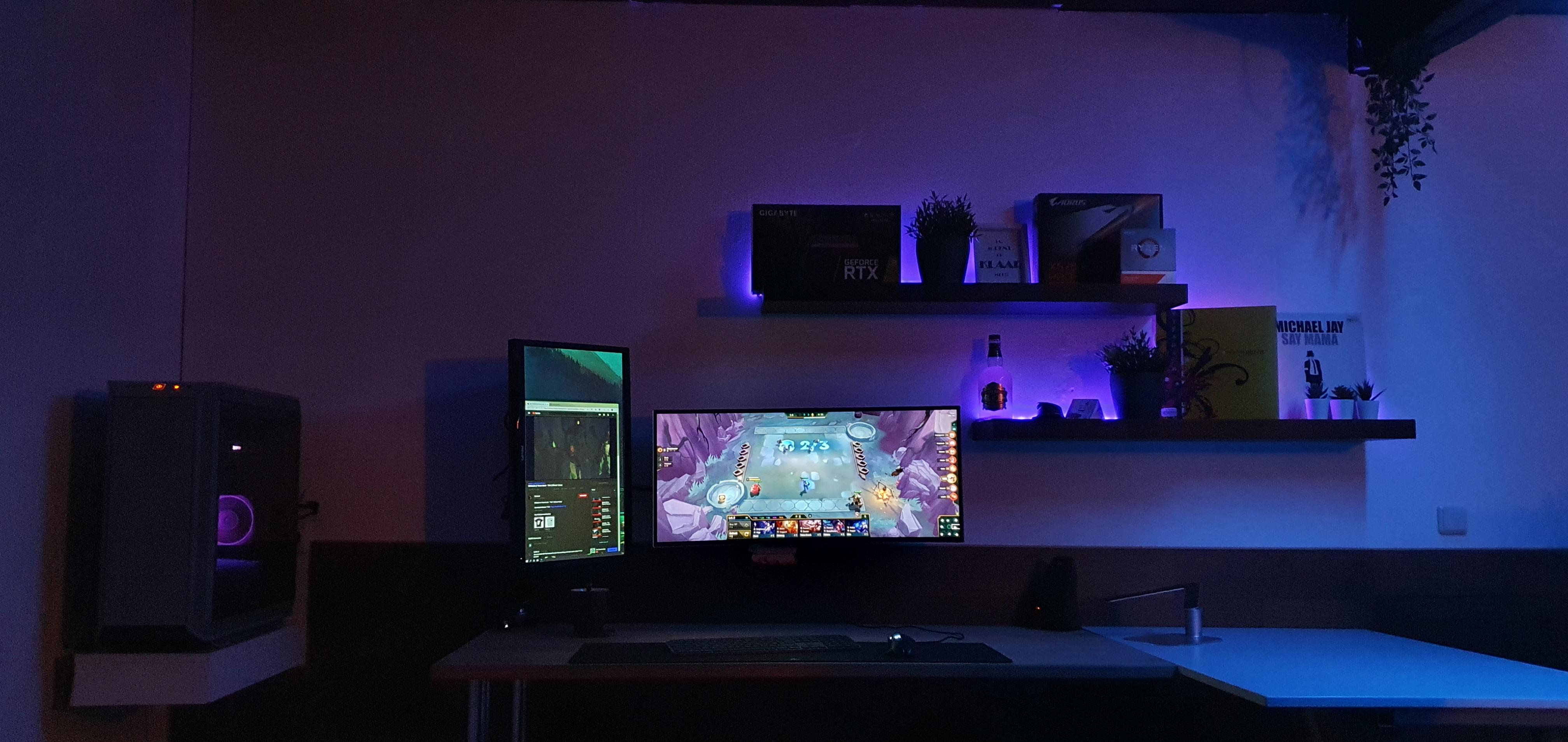 Updated my Battlestation/Home office and the Dark Base Proo 900! | Scrolller