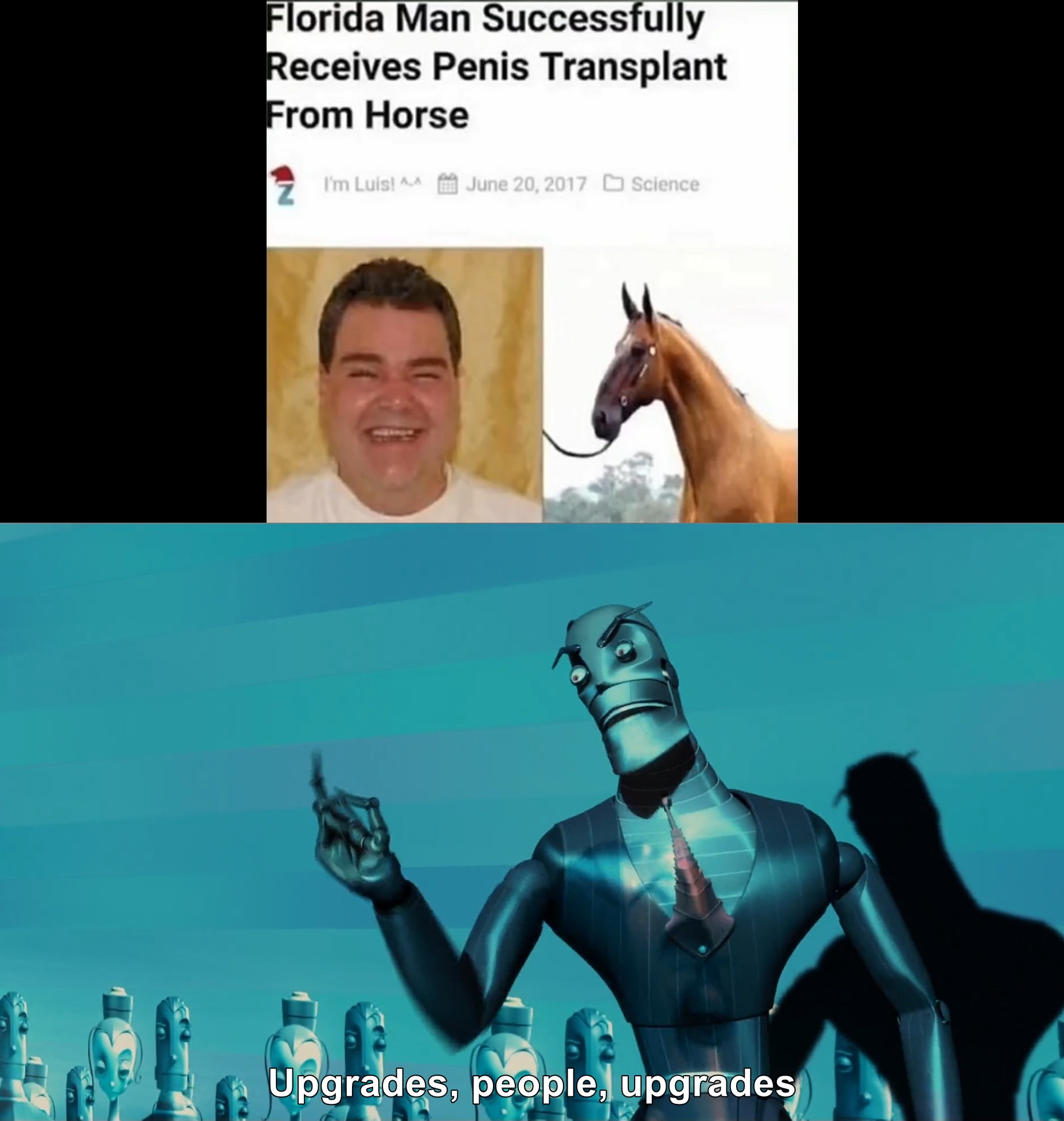 Upgrades people, upgrades | Scrolller