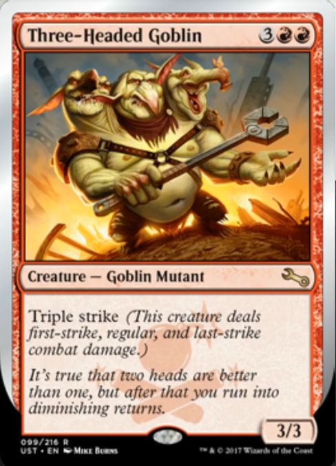 [UST] Three-Headed Goblin | Scrolller