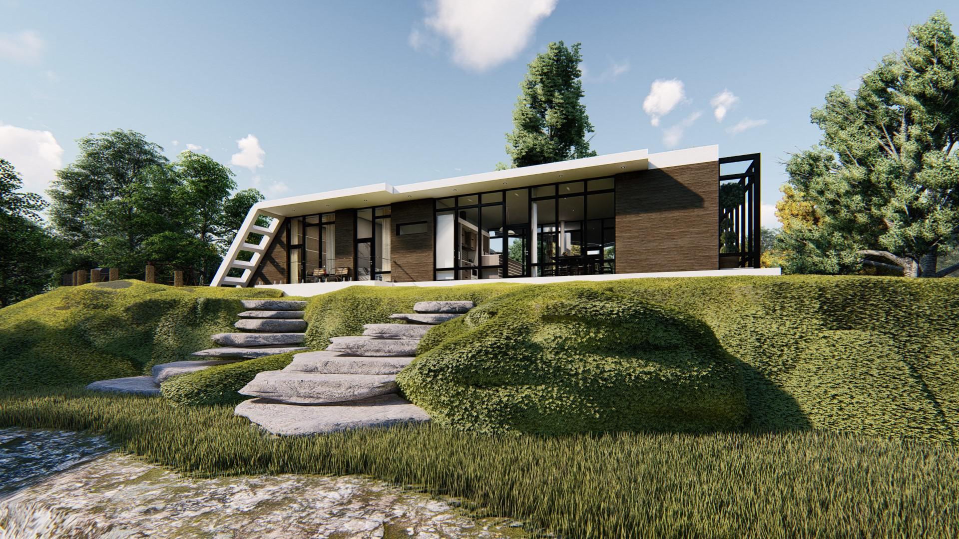 VACATION HOME (Modeled in Sketchup, rendered with Lumion) | Scrolller