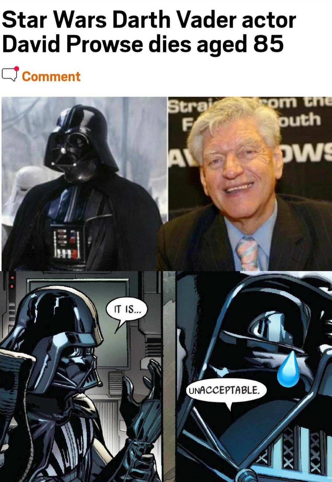 *Vader Scream Intensifies' | Scrolller