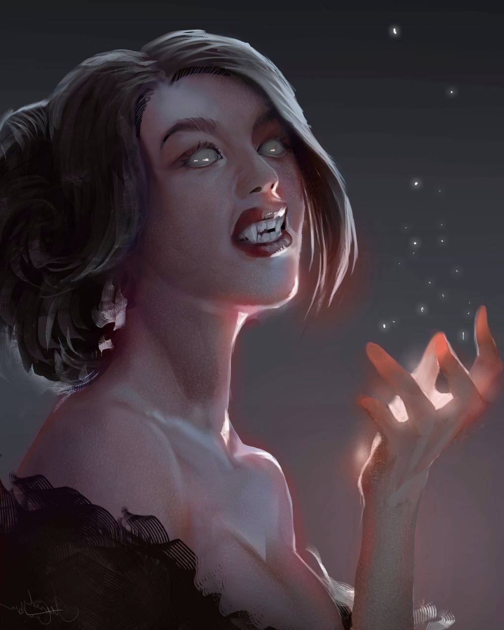 Vampire by Sapphire Art | Scrolller