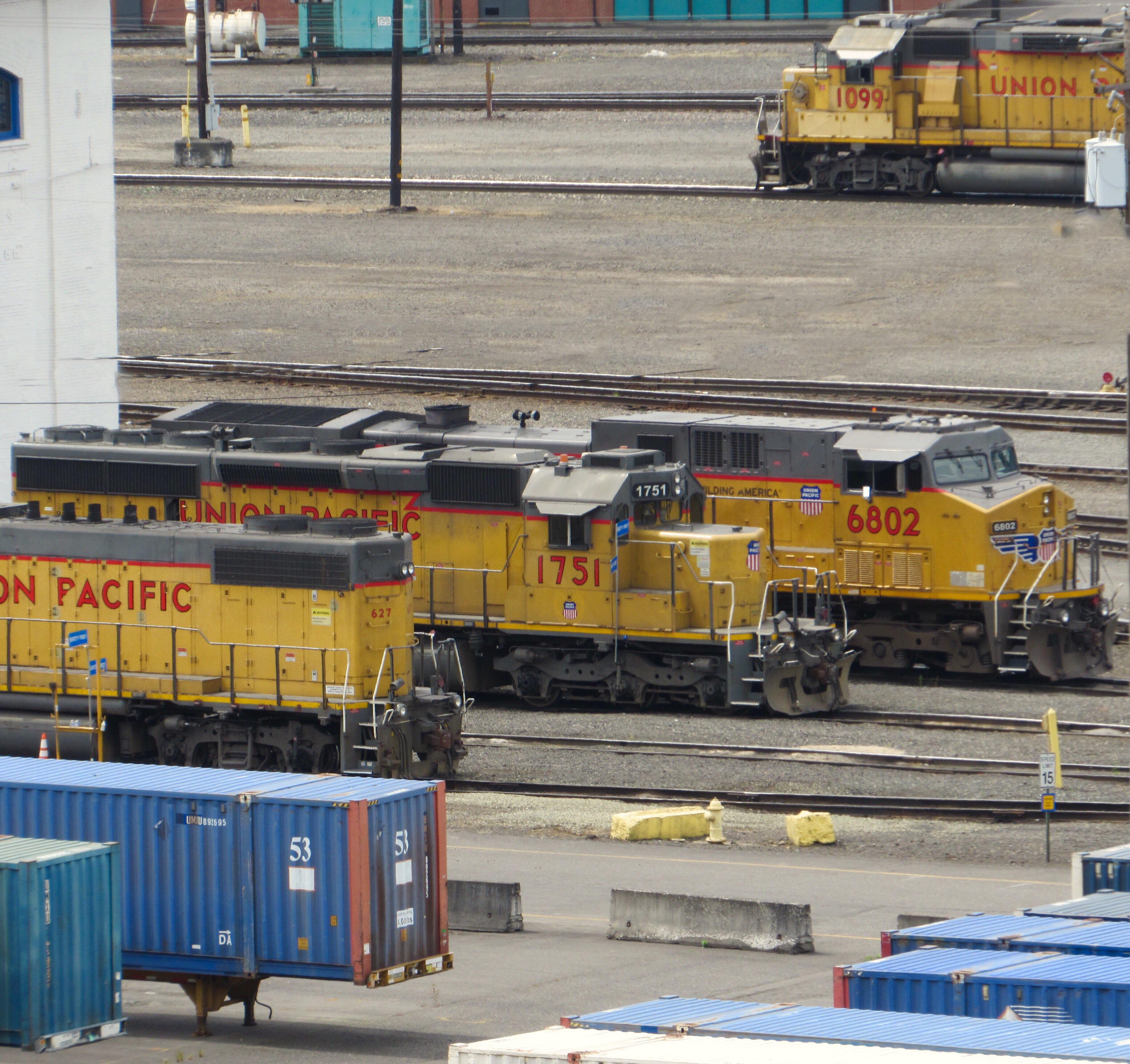 Various Union Pacific diesel locomotives | Scrolller