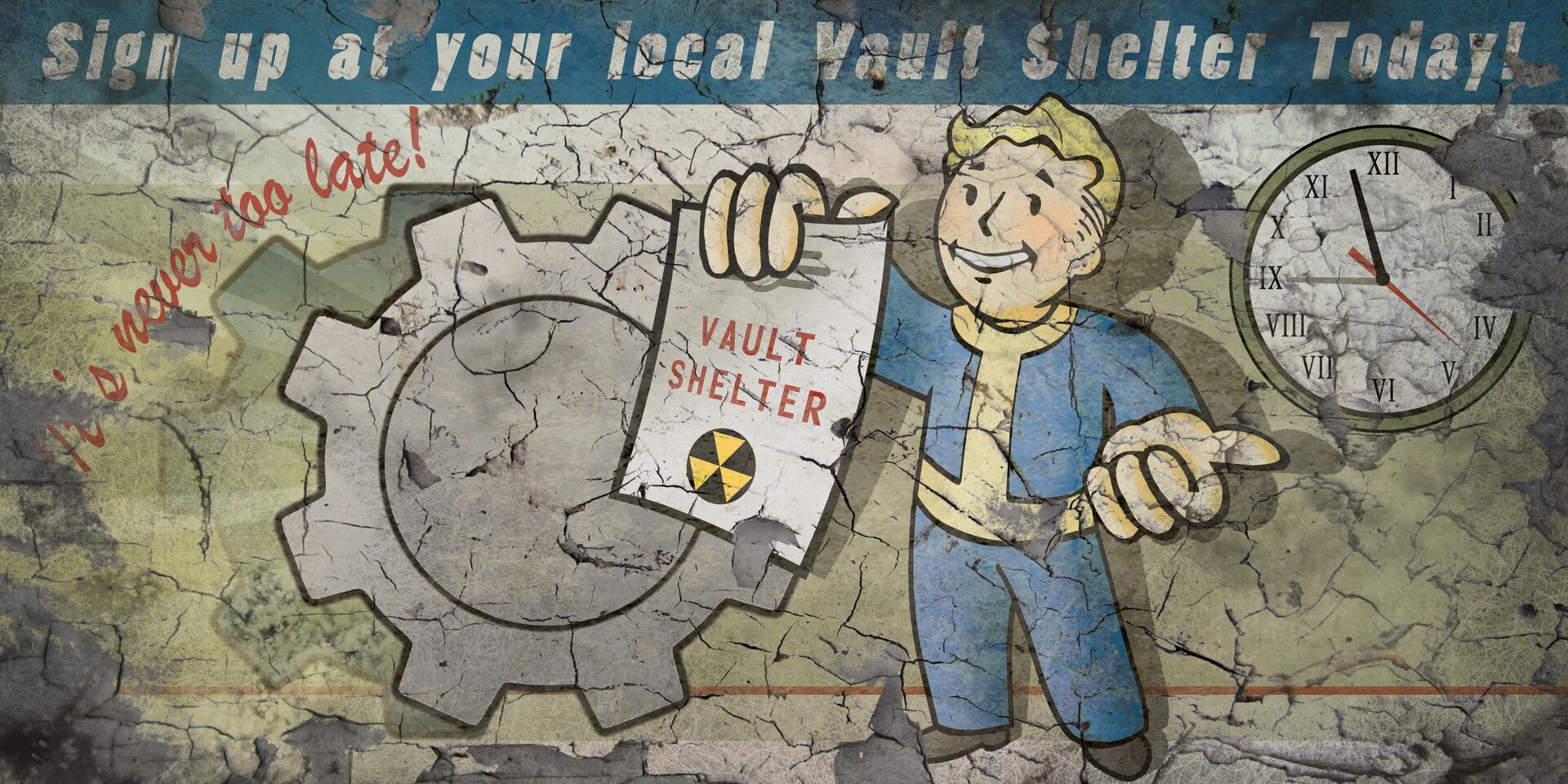 Vault-Tec Sign Up Billboard by Charlie Wilcher | Scrolller