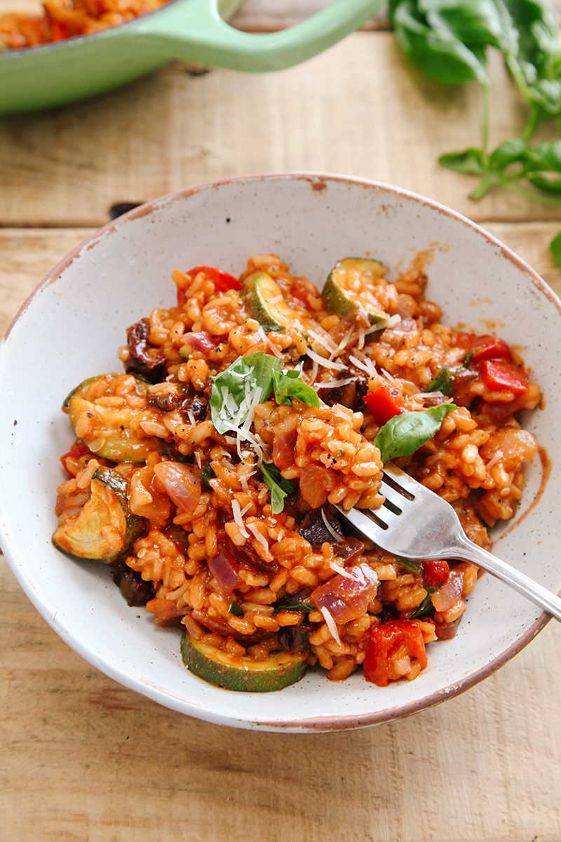 Vegan Creamy Tomato Risotto | Scrolller
