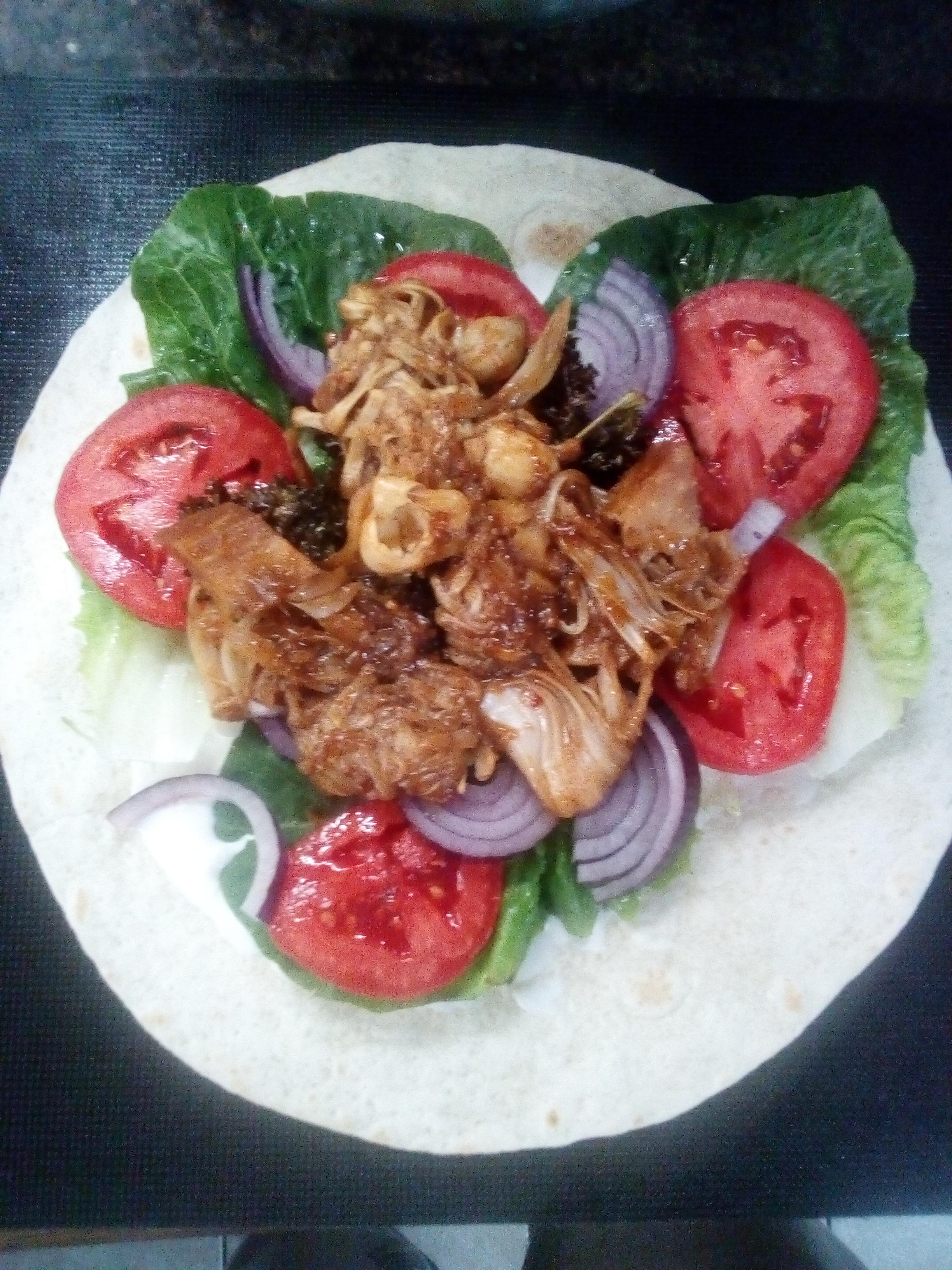 Vegan Jackfruit Wrap | Scrolller