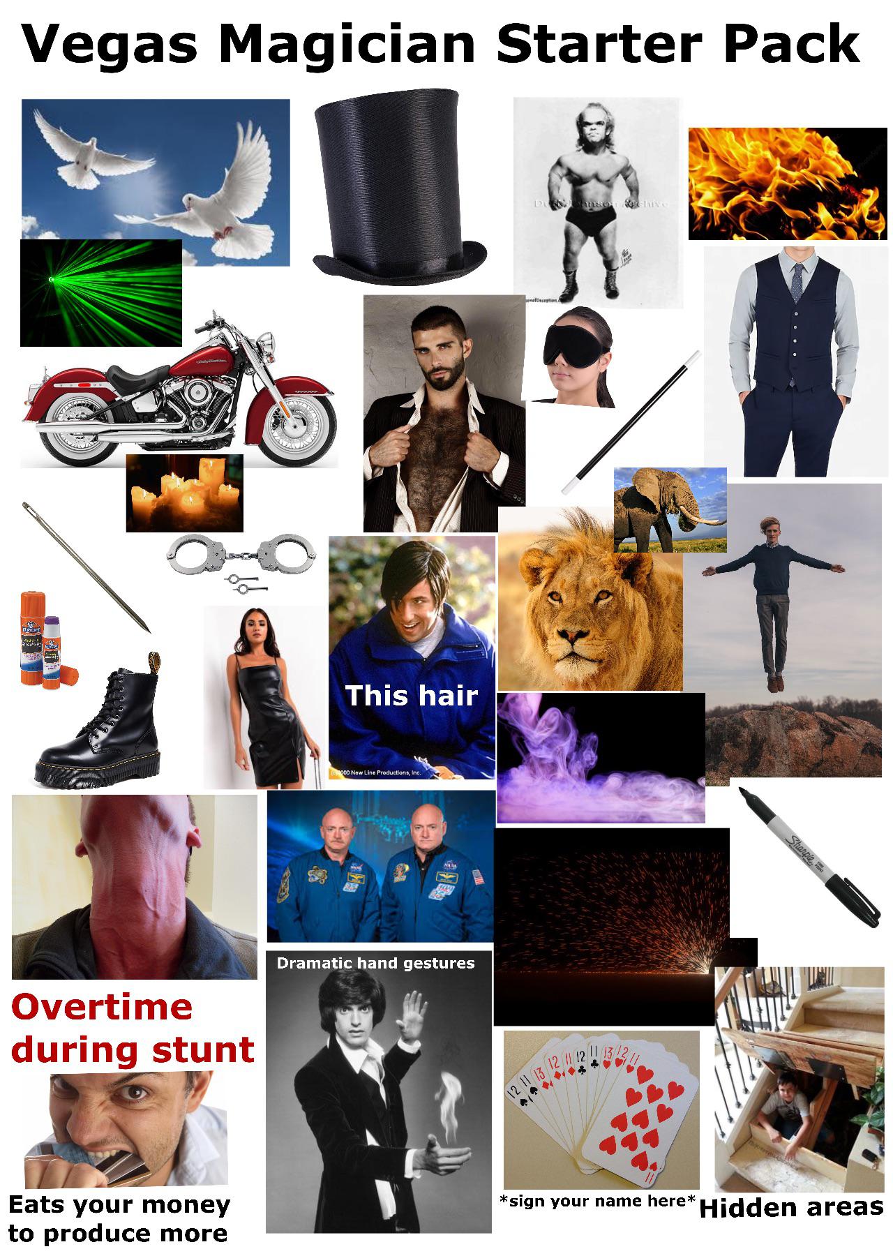 Vegas Magician Starter Pack | Scrolller