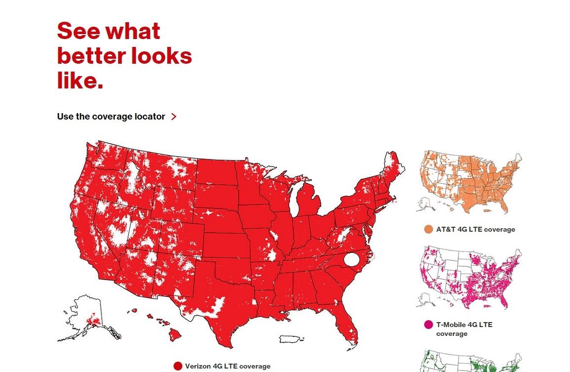 Verizon updated their coverage map today... | Scrolller
