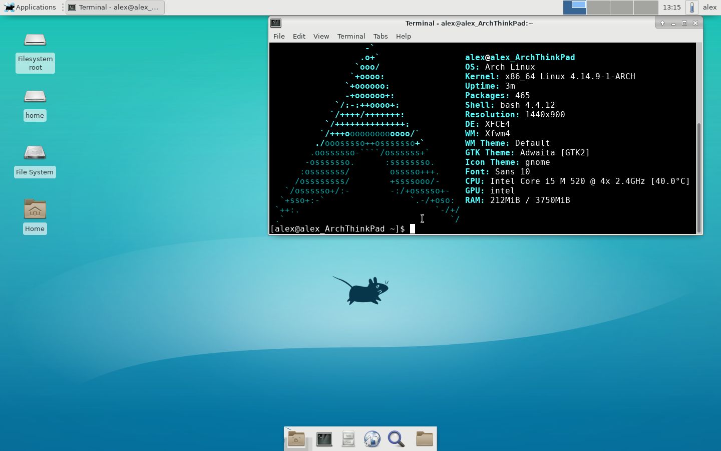 Very first time on Arch! Real excited to learn about this distro and be a part of the community ...