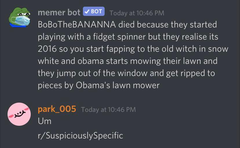 Very specific death | Scrolller