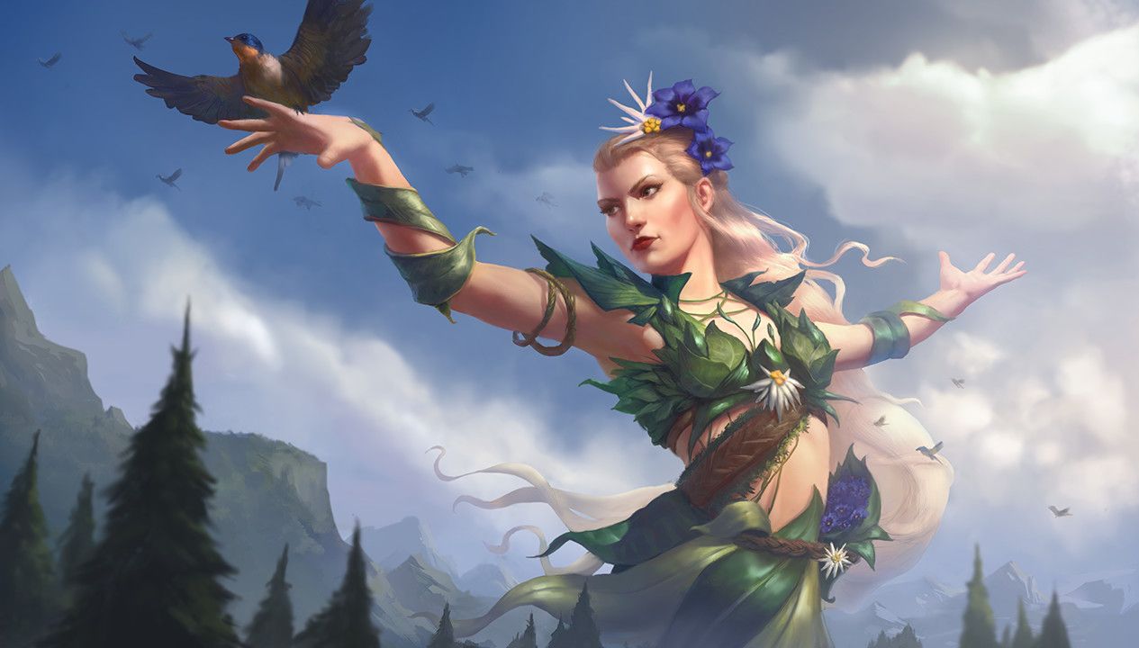 Vesna, Slavic Goddess of Spring and Fertility by Jan Drenovec | Scrolller