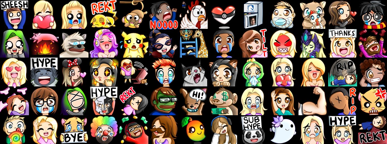 Vessi's emote examples | Scrolller