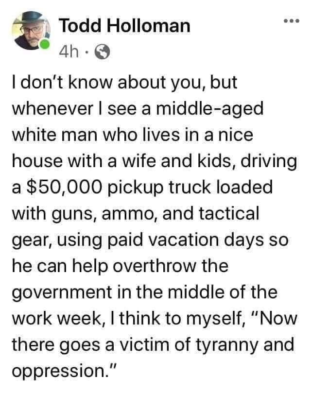 “Victim of tyranny and oppression” | Scrolller