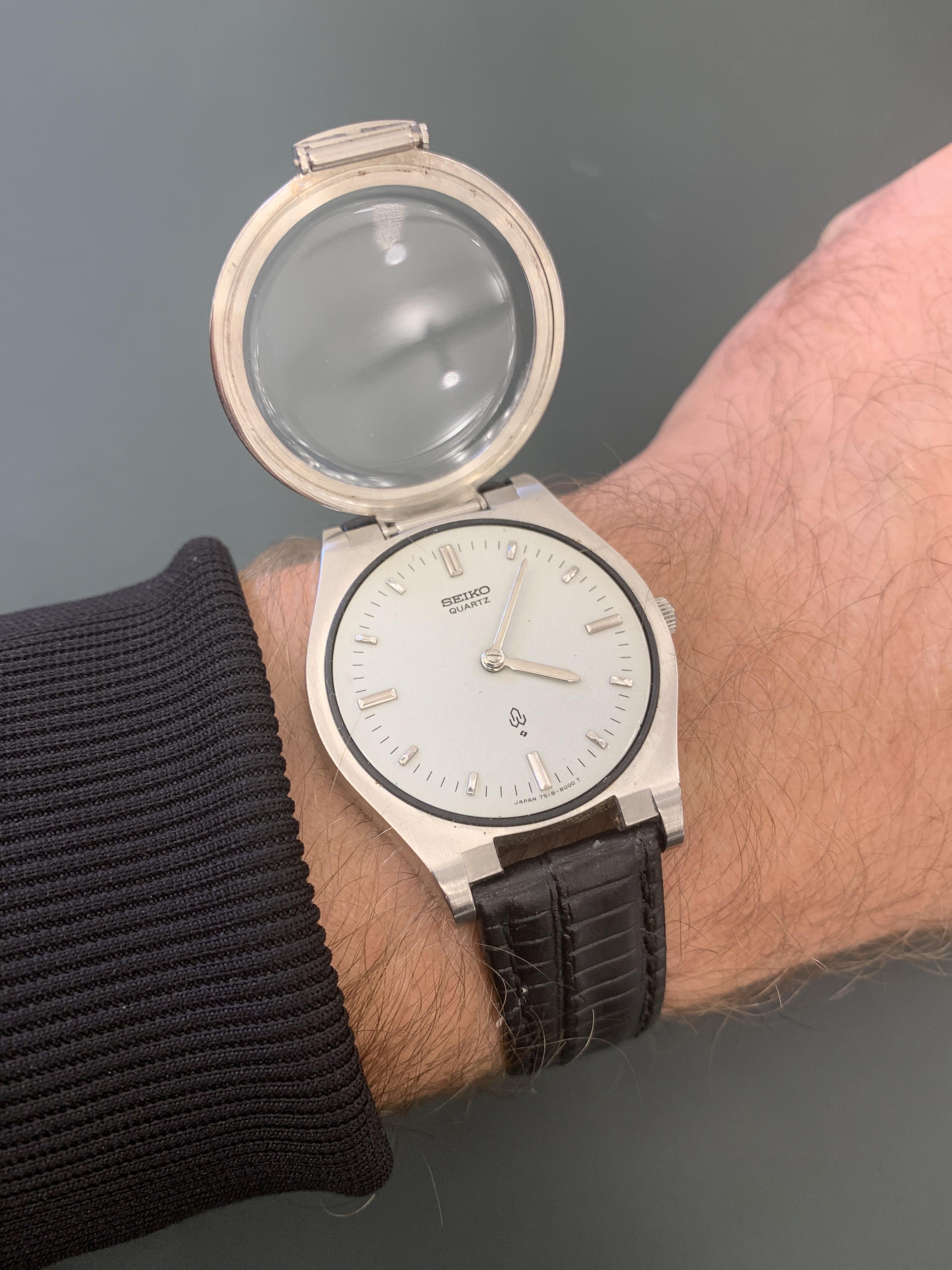 Vintage find: Seiko Braille, pops open! | Scrolller