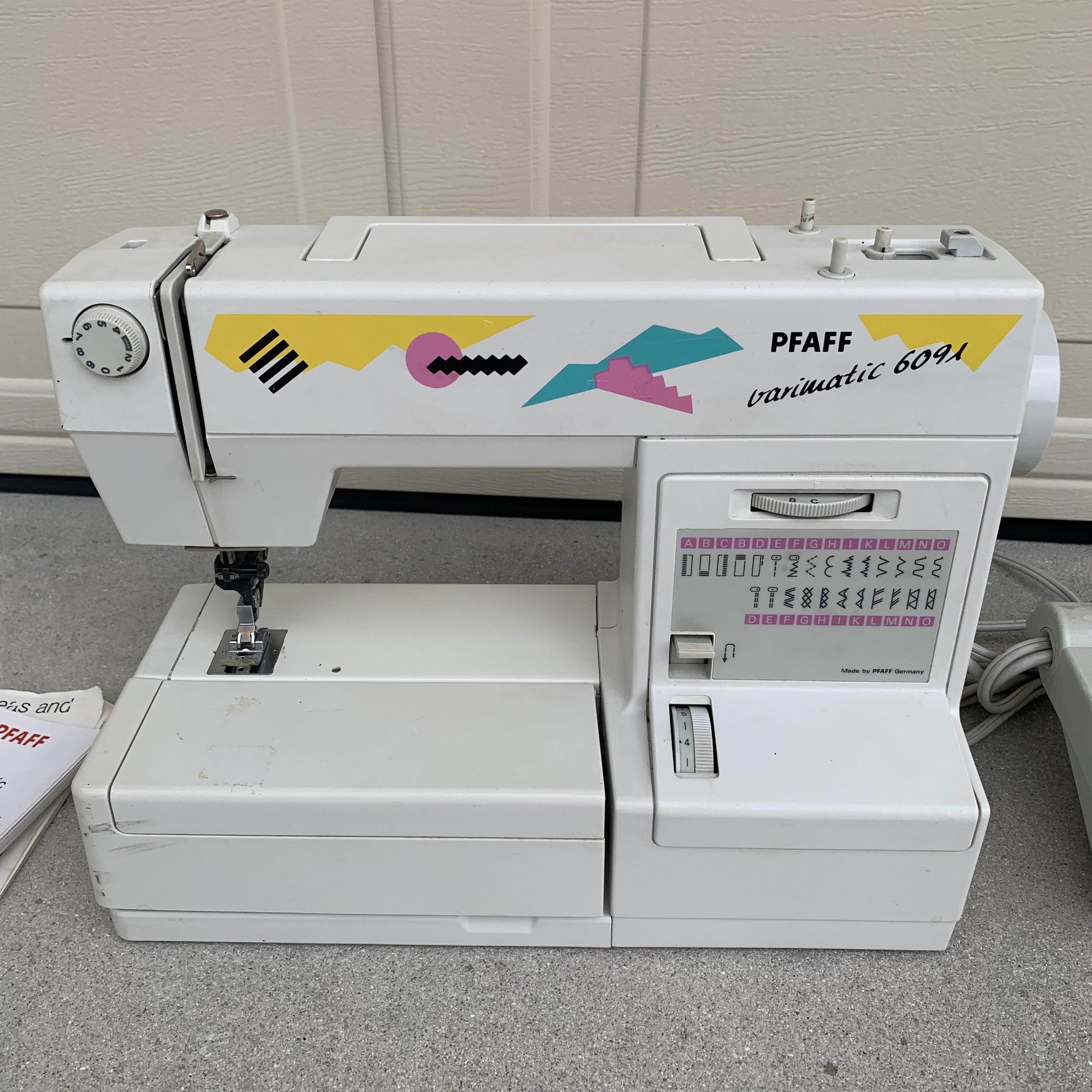 Vintage Pfaff Varimatic 6091 Sewing Machine | Scrolller